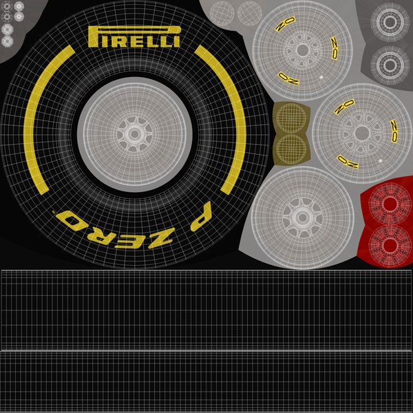 3D F1 Wheel model - TurboSquid 1769266