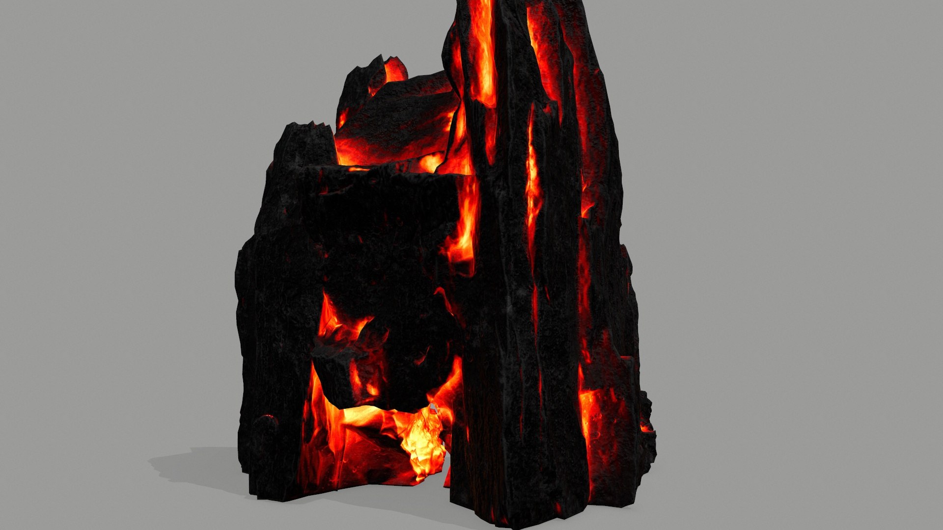 3D lava rock gate - TurboSquid 2144299