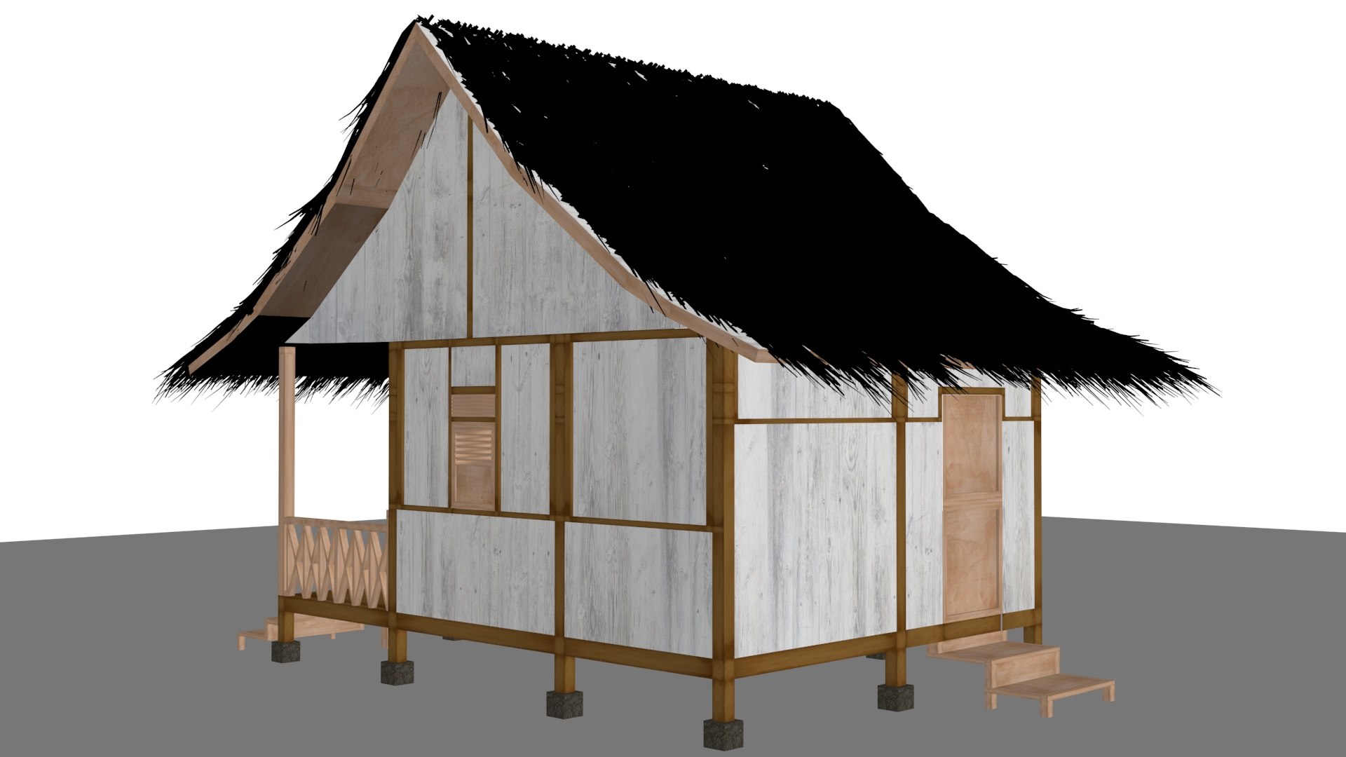 Sundanese Traditional Suhunan Jubleg Nangkub Model - TurboSquid 2338323