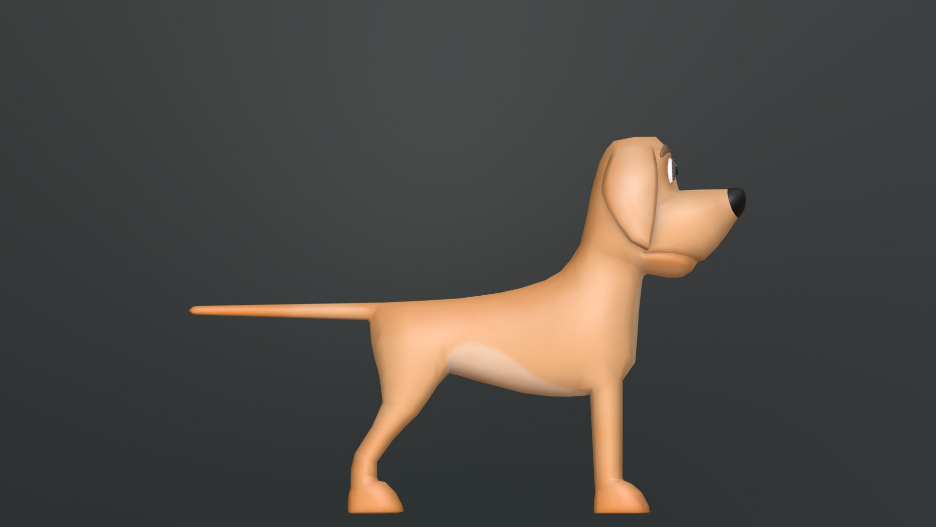 Cartoon Dog Character 3D Model - TurboSquid 2221110