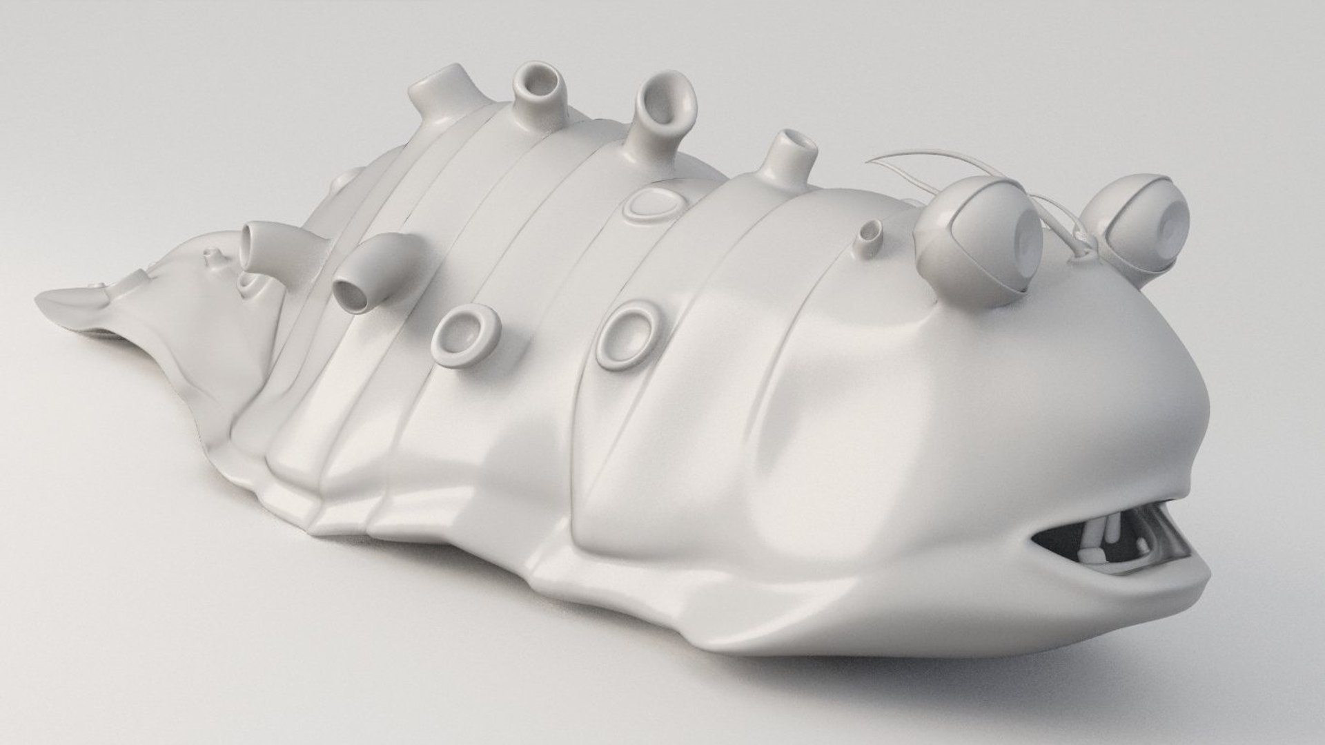 3D Microbe Virus Monster Model - TurboSquid 1524557