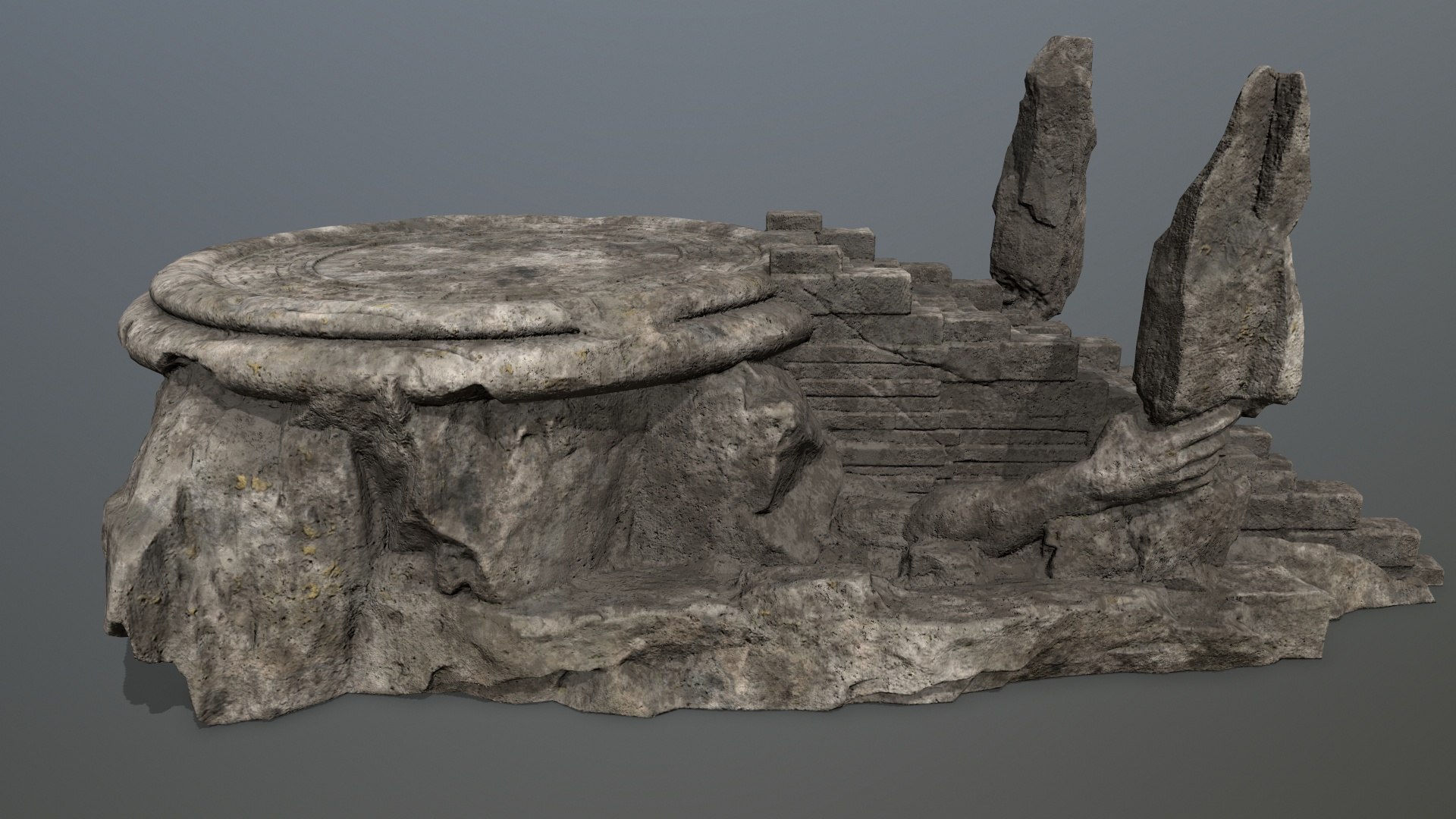 3D Temple Model - TurboSquid 2149079