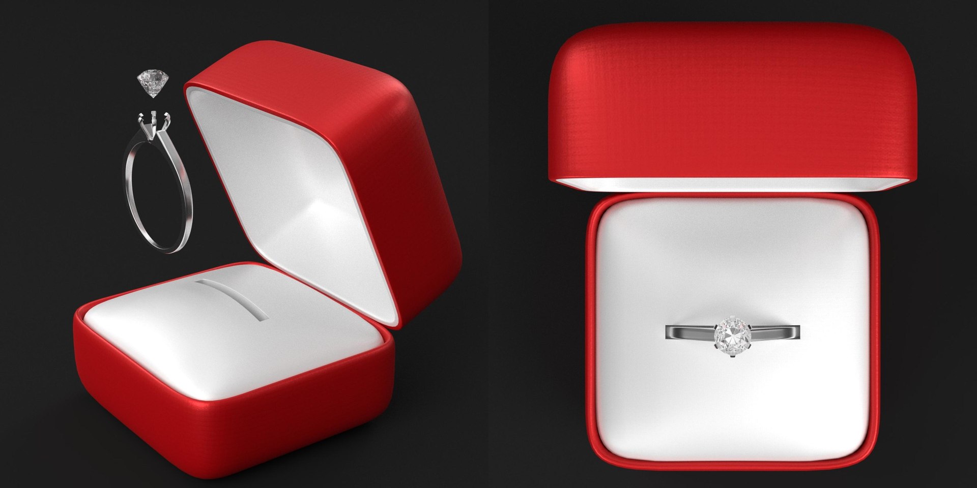 Ring Box 1 3D Model - TurboSquid 2032742