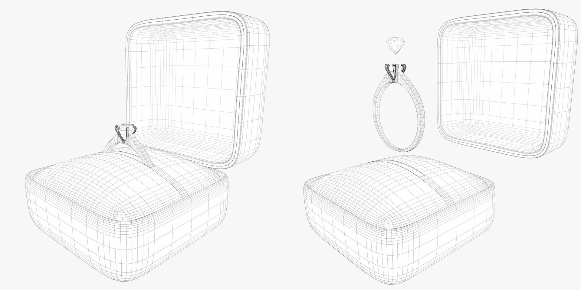 Ring Box 1 3D Model - TurboSquid 2032742