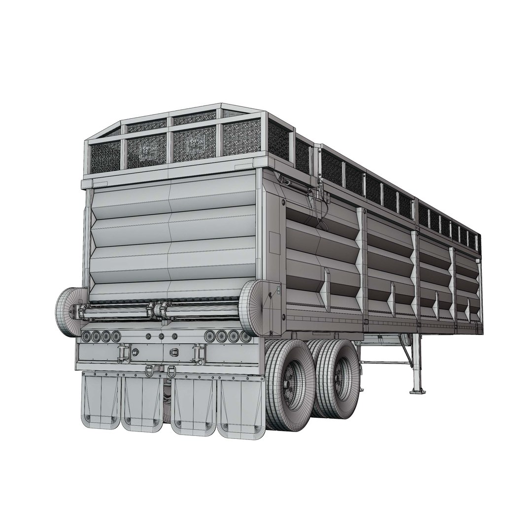 36 Mas Chain Floor Trailer 3D Model - TurboSquid 2087850