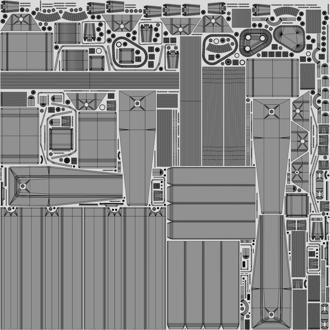 36 Mas Chain Floor Trailer 3D Model - TurboSquid 2087850