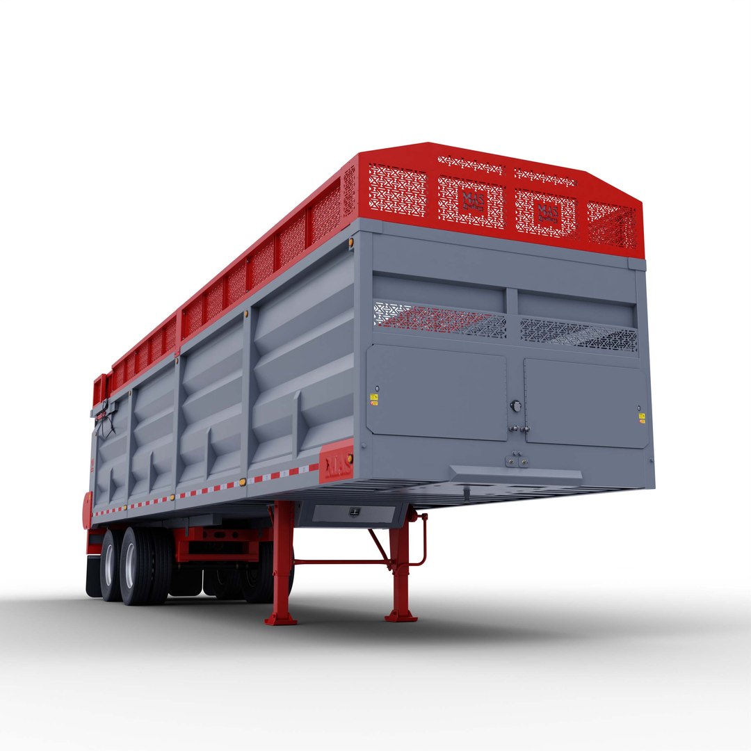 36 Mas Chain Floor Trailer 3D Model - TurboSquid 2087850