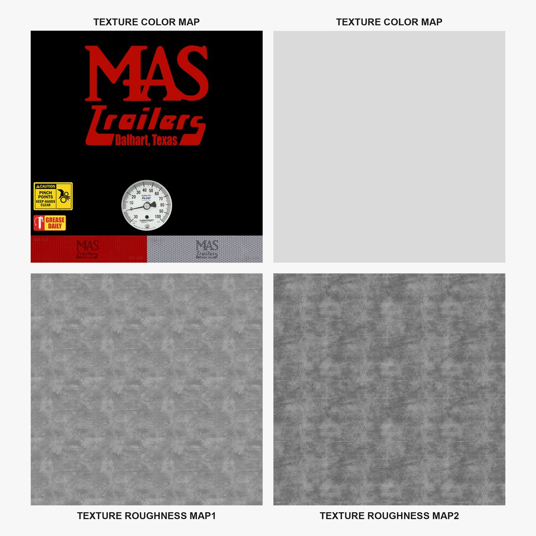 36 Mas Chain Floor Trailer 3D Model - TurboSquid 2087850