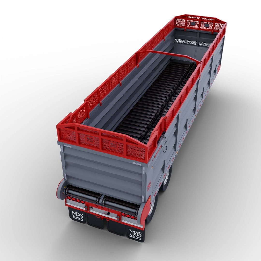 36 Mas Chain Floor Trailer 3D Model - TurboSquid 2087850