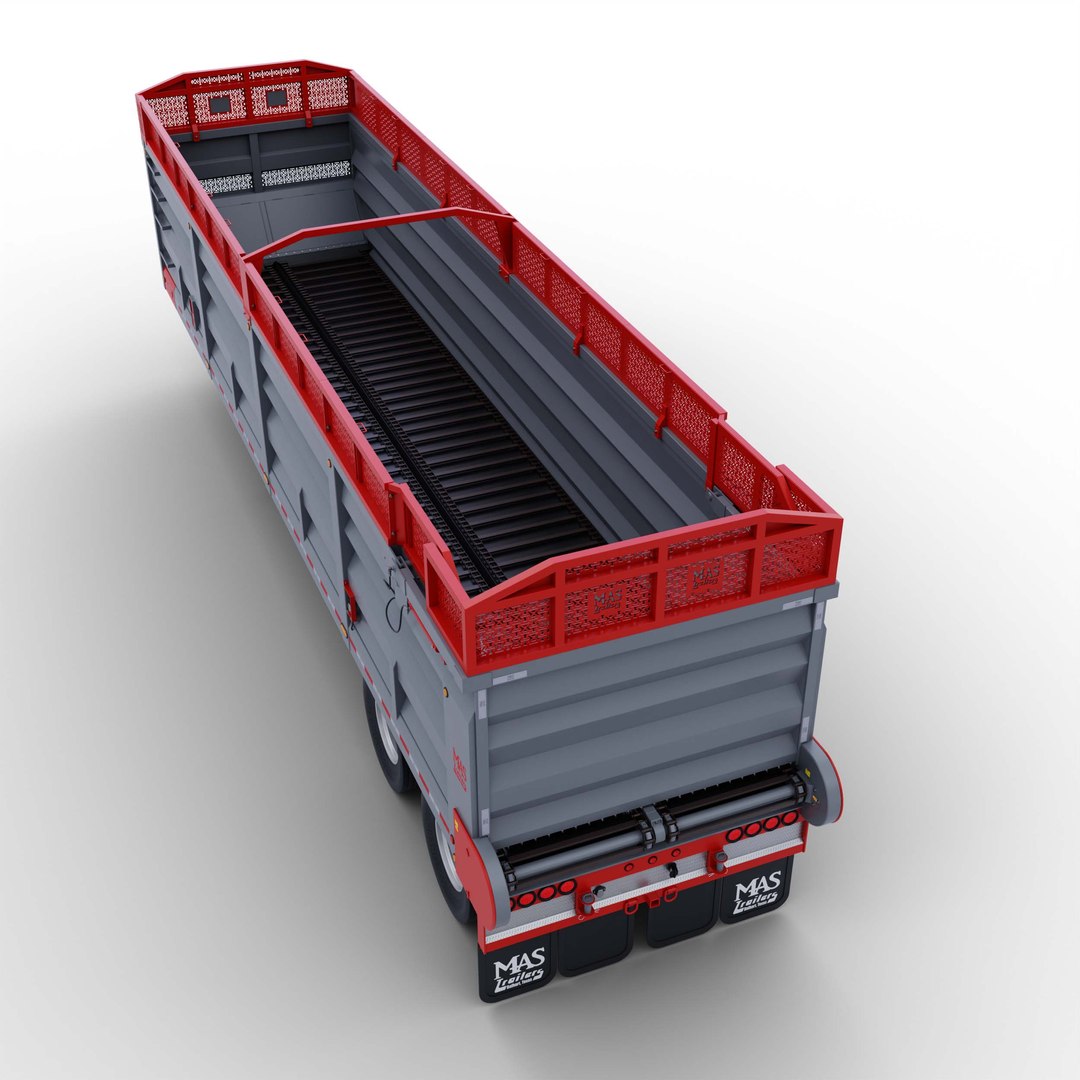 36 Mas Chain Floor Trailer 3D Model - TurboSquid 2087850