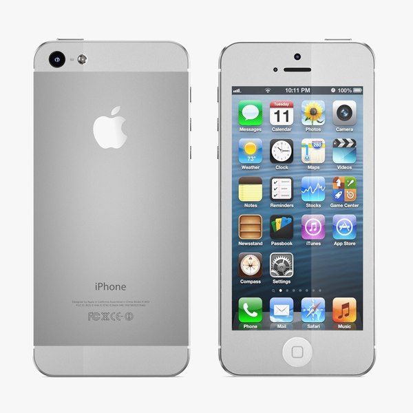 modelo 3d iPhone 5 Blanco - TurboSquid 2158105