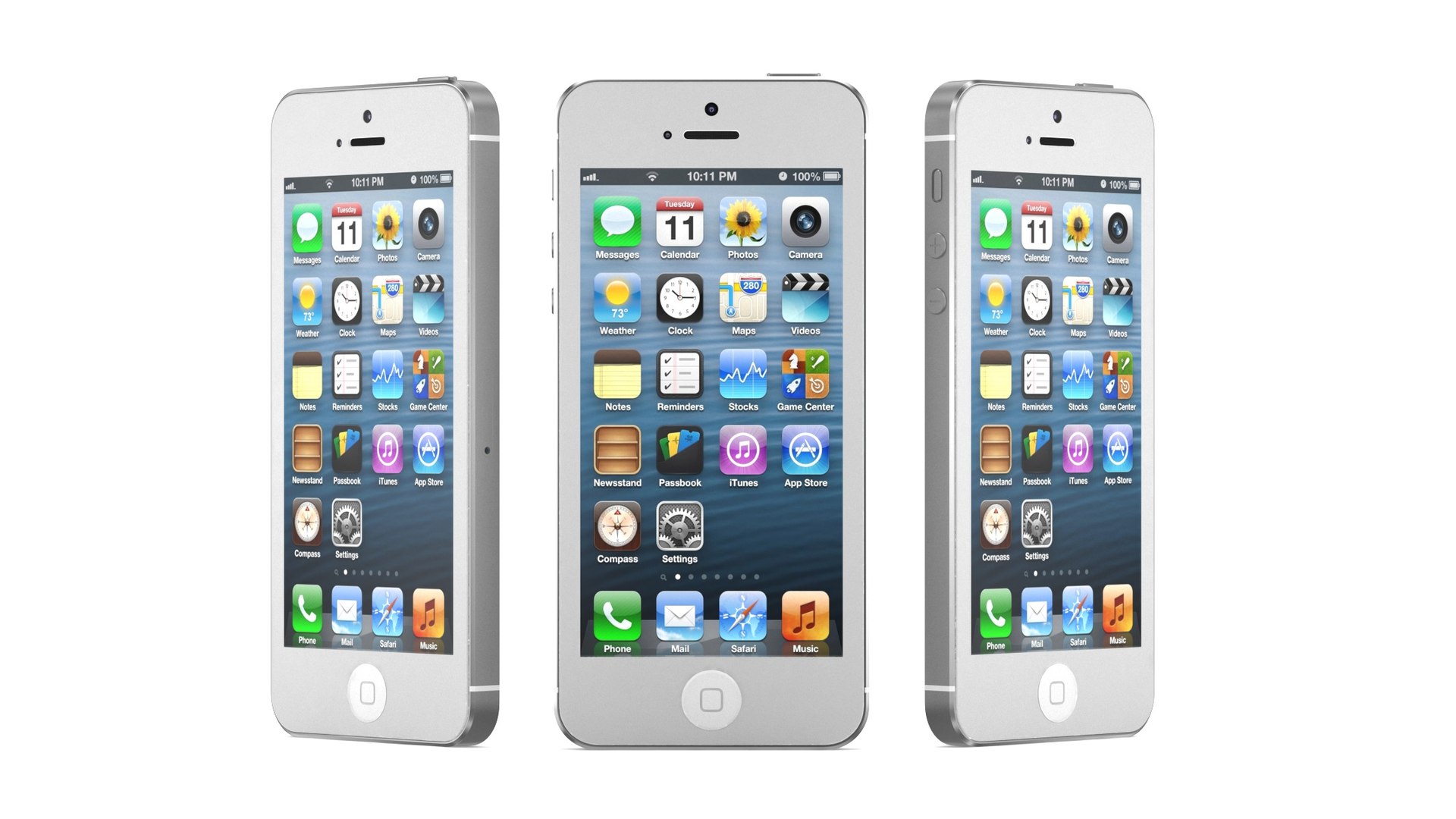 Apple IPhone 5 White Model - TurboSquid 2158105