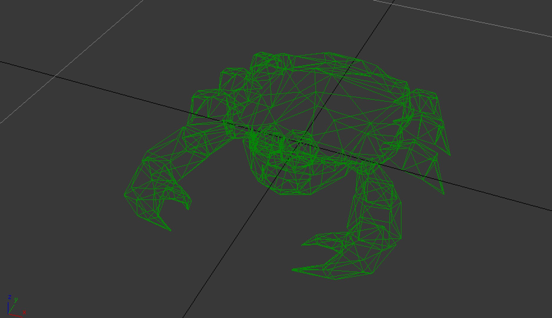 Crab Animation Walk Obj