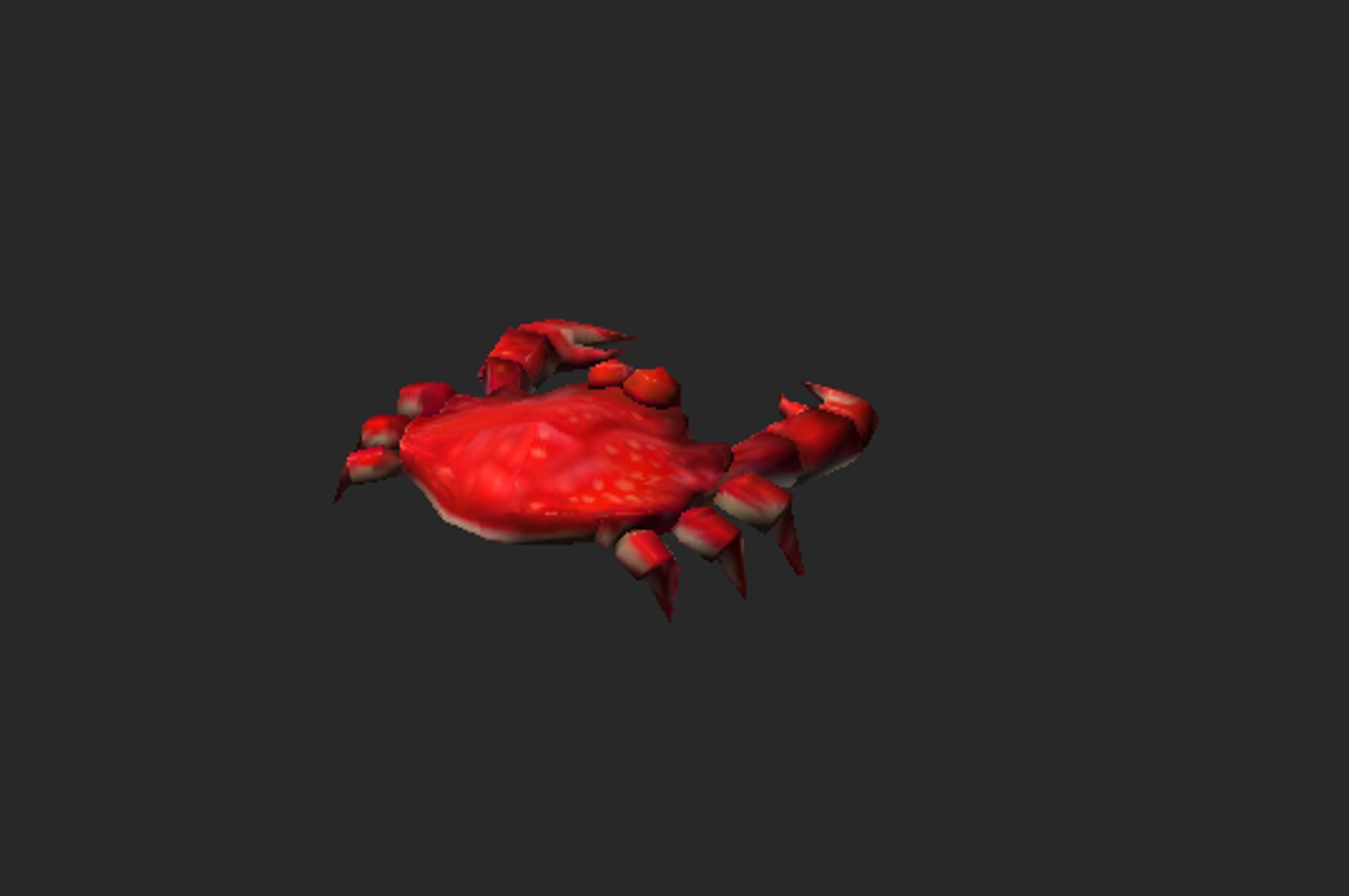 Crab Animation Walk Obj