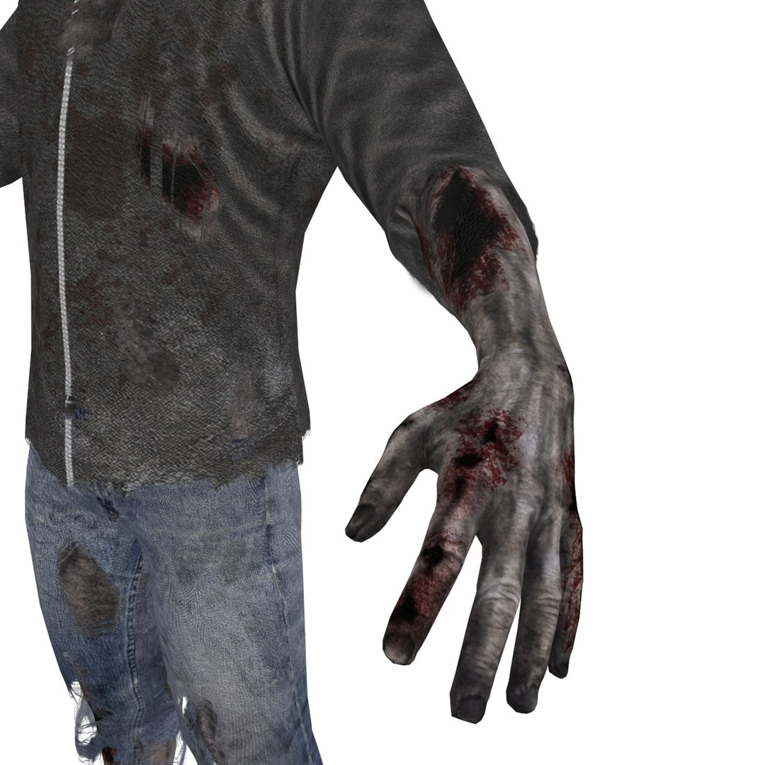 3ds max zombie