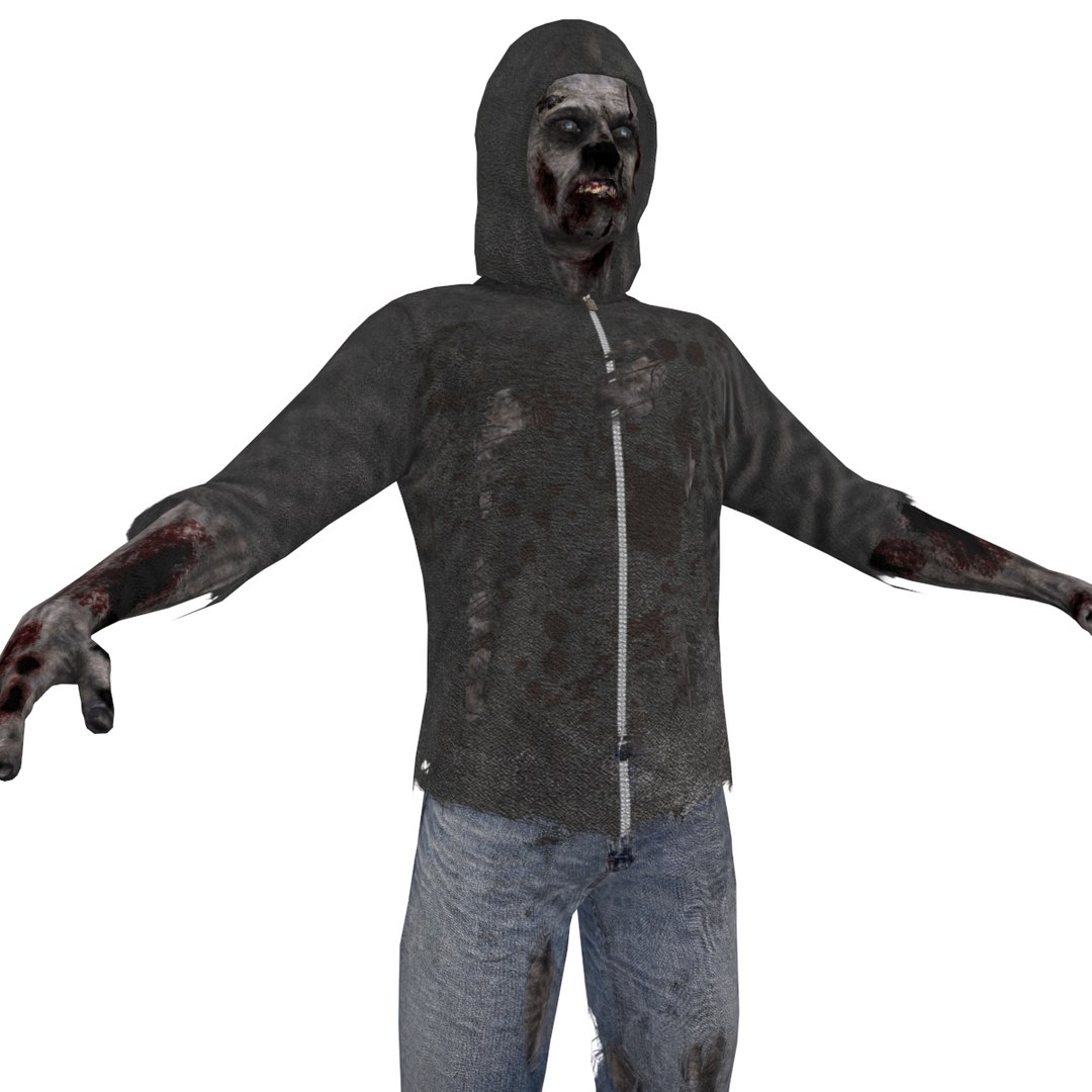 3ds max zombie