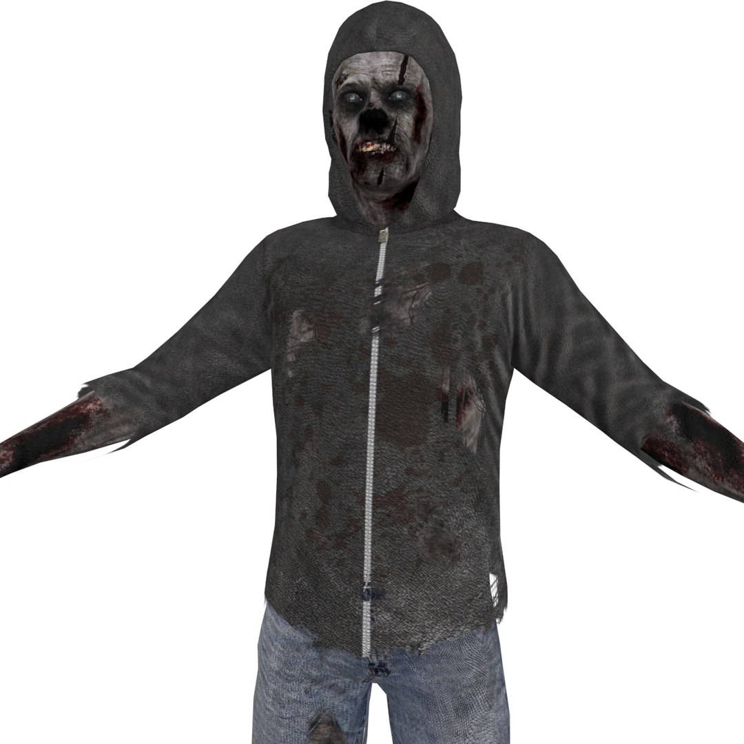 3ds max zombie