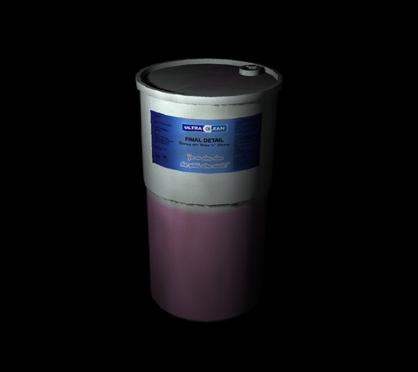 plastic chemical container 3d model
