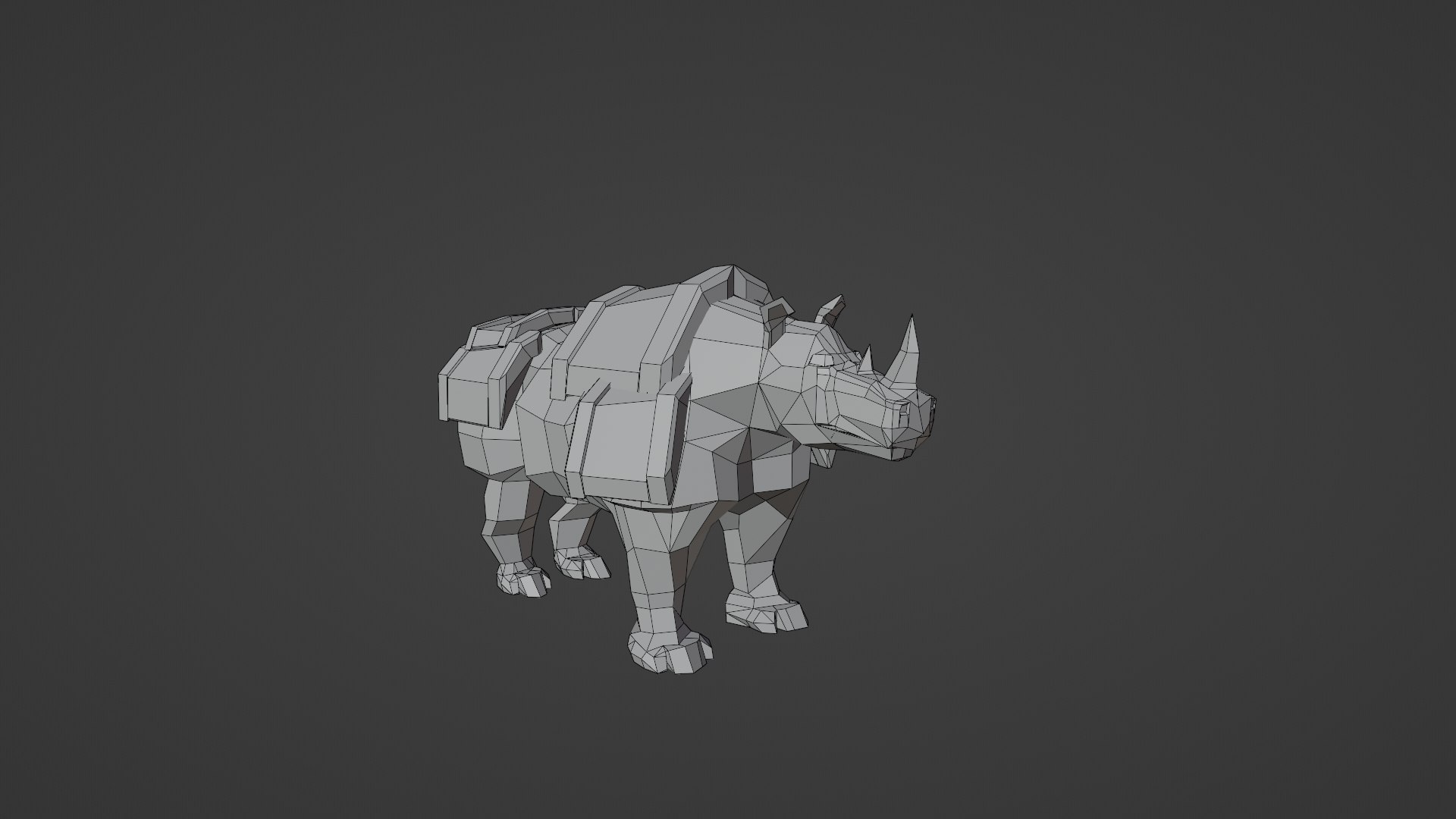 LOW POLY Rhino Armor 3D Model - TurboSquid 2131331