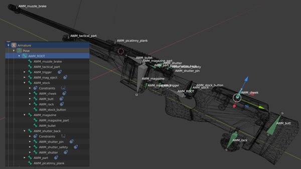 AWM 정확도 International L96A3 Arctic Warfare.338 Lapua Magnum Green Color ...
