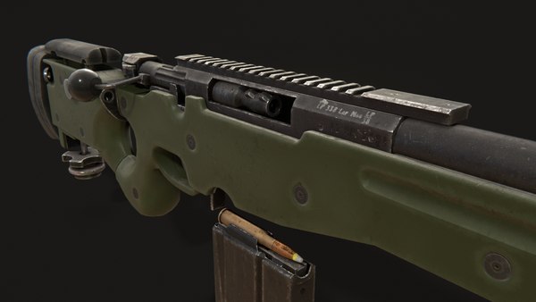 modelo 3d AWM Accuracy International L96A3 Arctic Warfare.338 Lapua ...