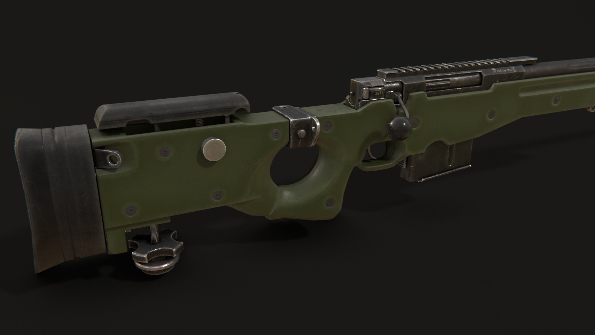 3D Awm Arctic Warfare Magnum - TurboSquid 1608131