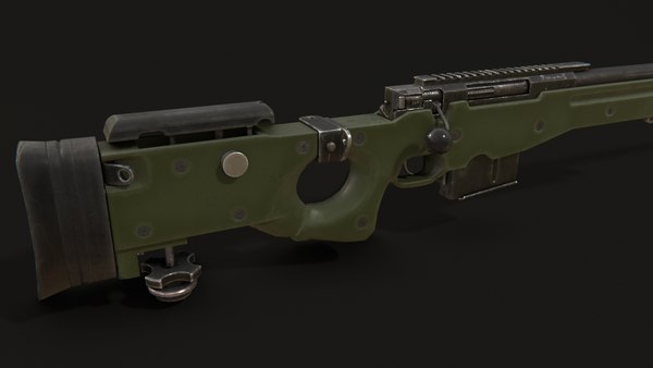 modelo 3d AWM Accuracy International L96A3 Arctic Warfare.338 Lapua ...