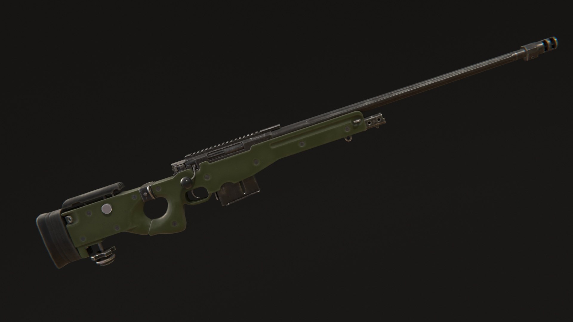 3D Awm Arctic Warfare Magnum - TurboSquid 1608131