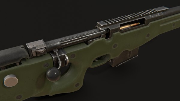 modelo 3d AWM Accuracy International L96A3 Arctic Warfare.338 Lapua ...