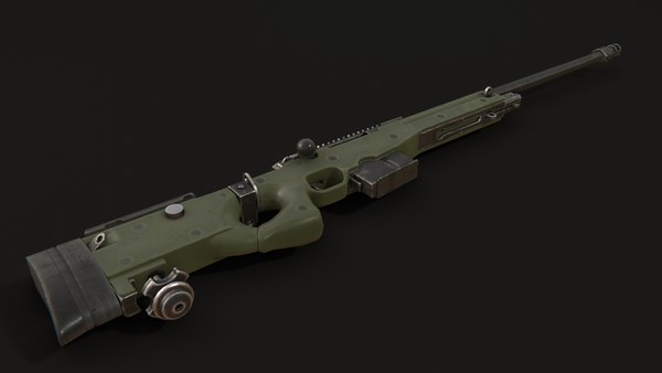 AWM 정확도 International L96A3 Arctic Warfare.338 Lapua Magnum Green Color ...