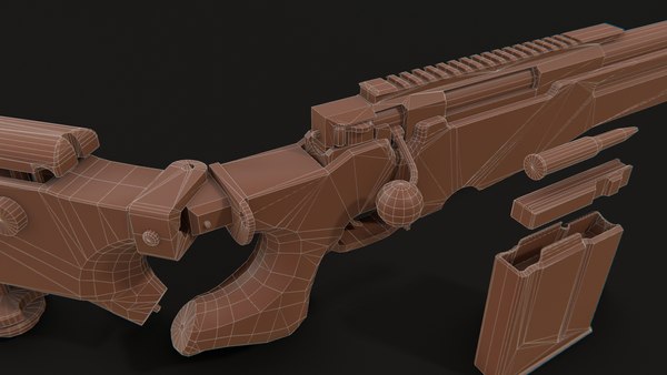 AWM 정확도 International L96A3 Arctic Warfare.338 Lapua Magnum Green Color ...