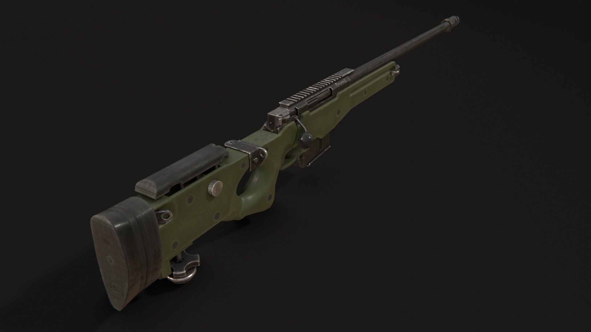 3D Awm Arctic Warfare Magnum - TurboSquid 1608131