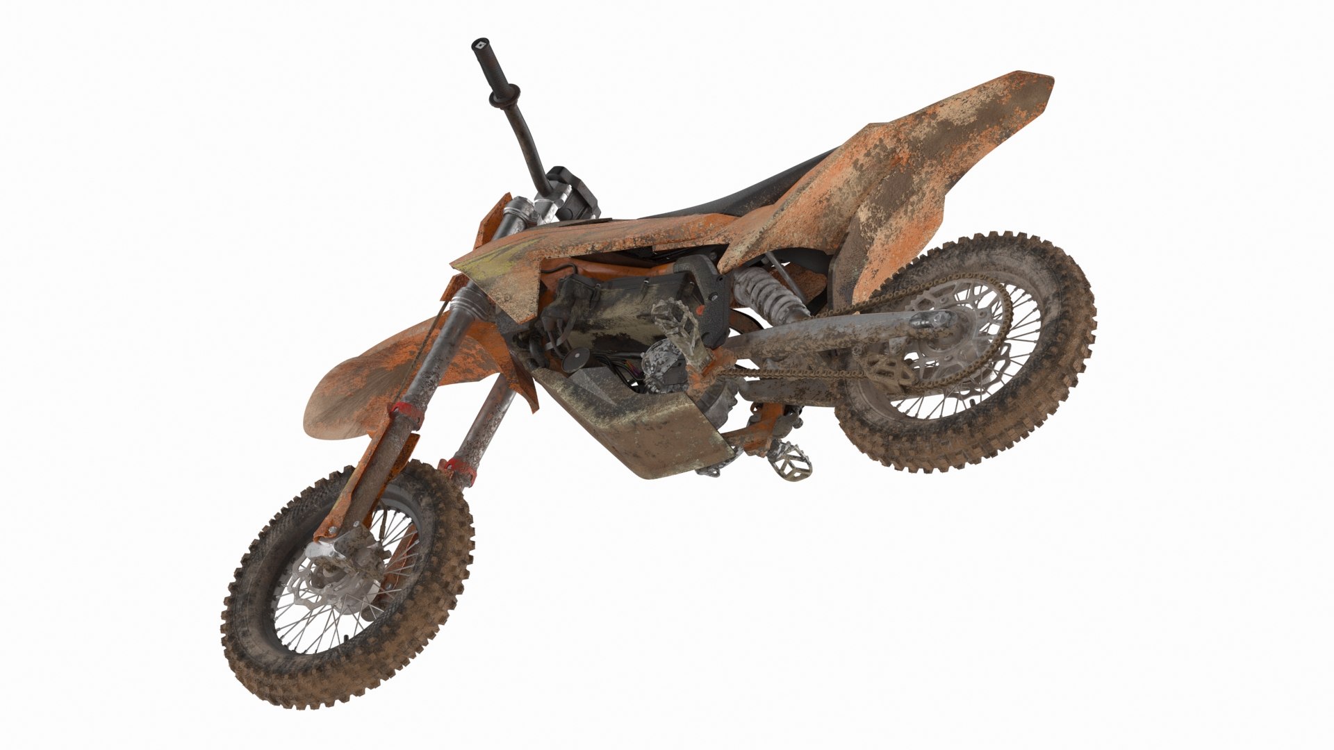 3D Mini Cross Motorcycle 2025 KTM SX-E 5 Dirty Rigged - TurboSquid 2396092