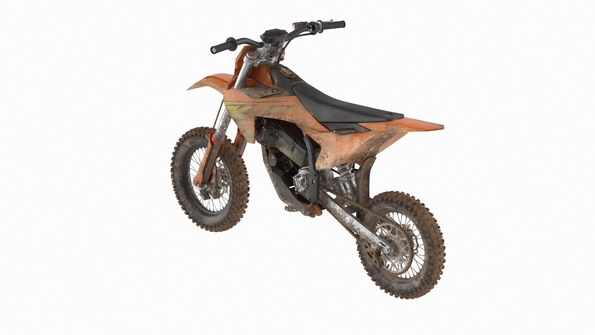 3D Mini Cross Motorcycle 2025 KTM SX-E 5 Dirty Rigged - TurboSquid 2396092