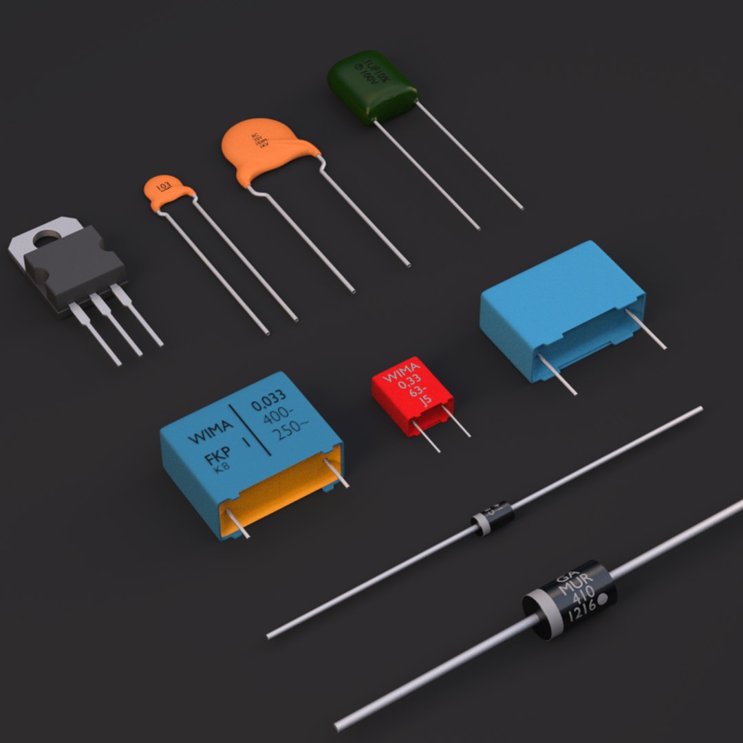 3d Electronic Components Model