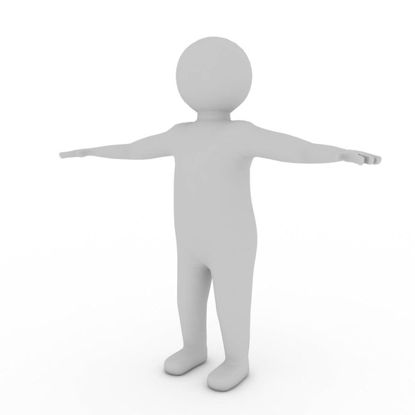 dummy man 3d obj
