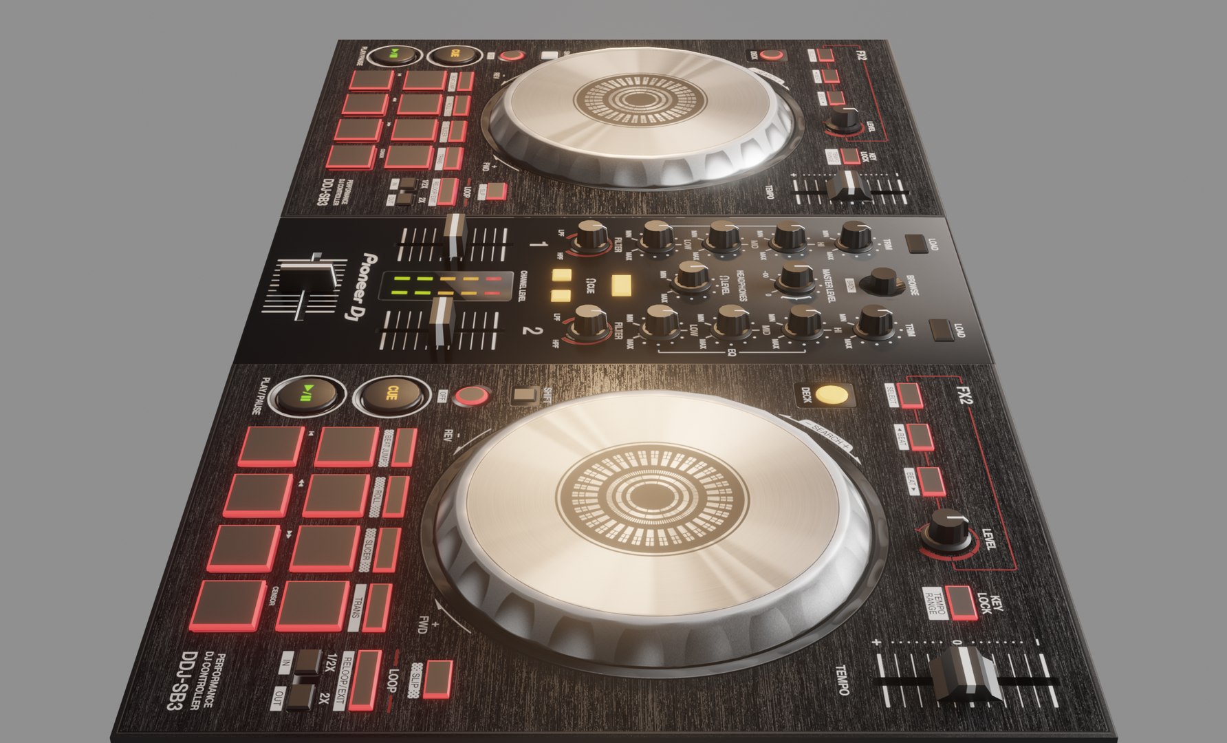 3D Console SB3 DJ Model - TurboSquid 2063255