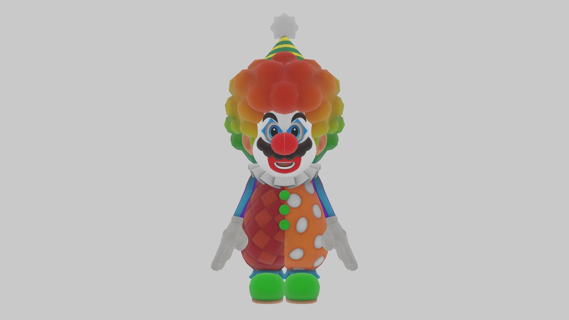 CLOWN MARIO - PBR - RIGGED 3D Model - TurboSquid 1726104