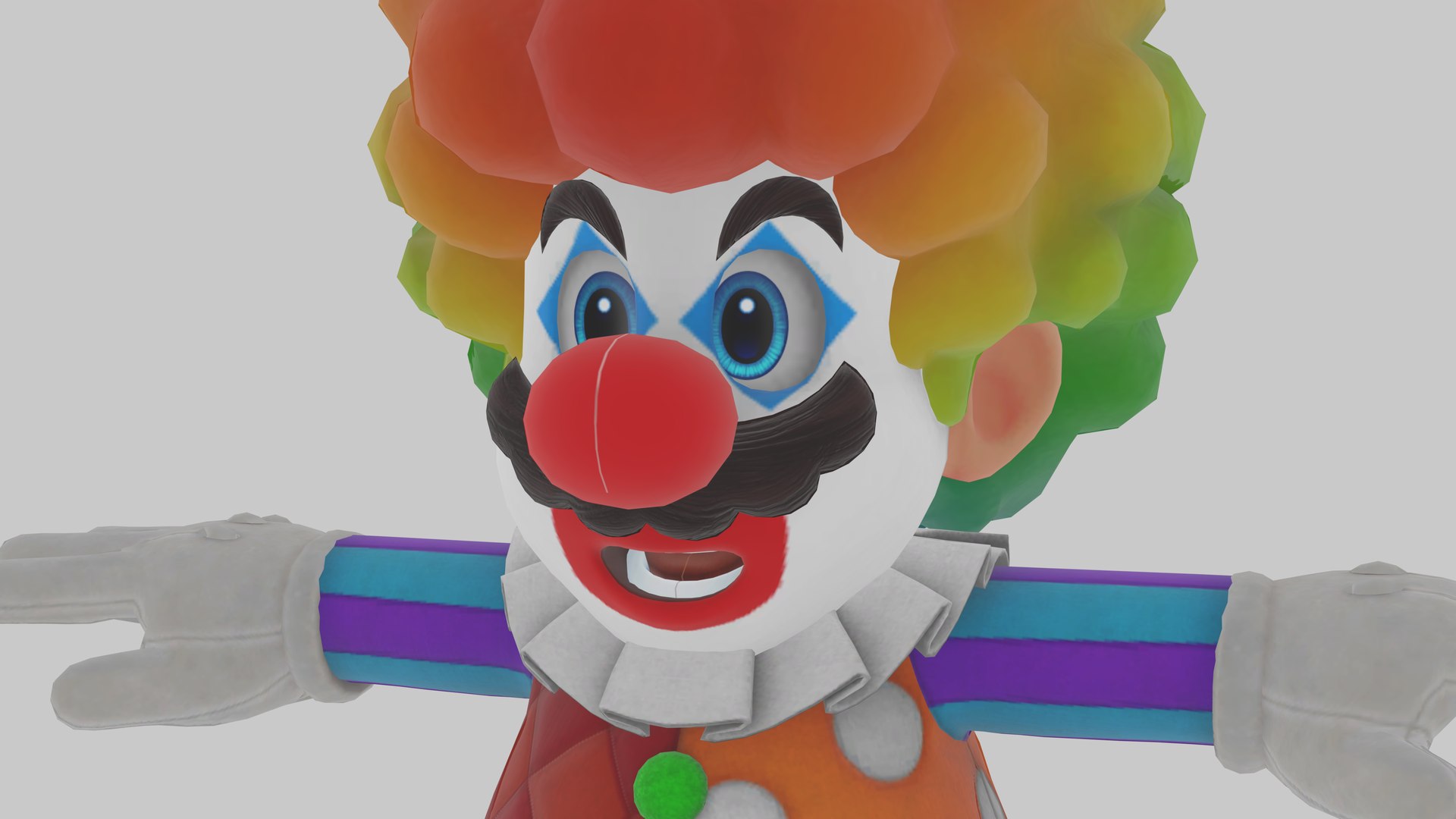 CLOWN MARIO - PBR - RIGGED 3D Model - TurboSquid 1726104