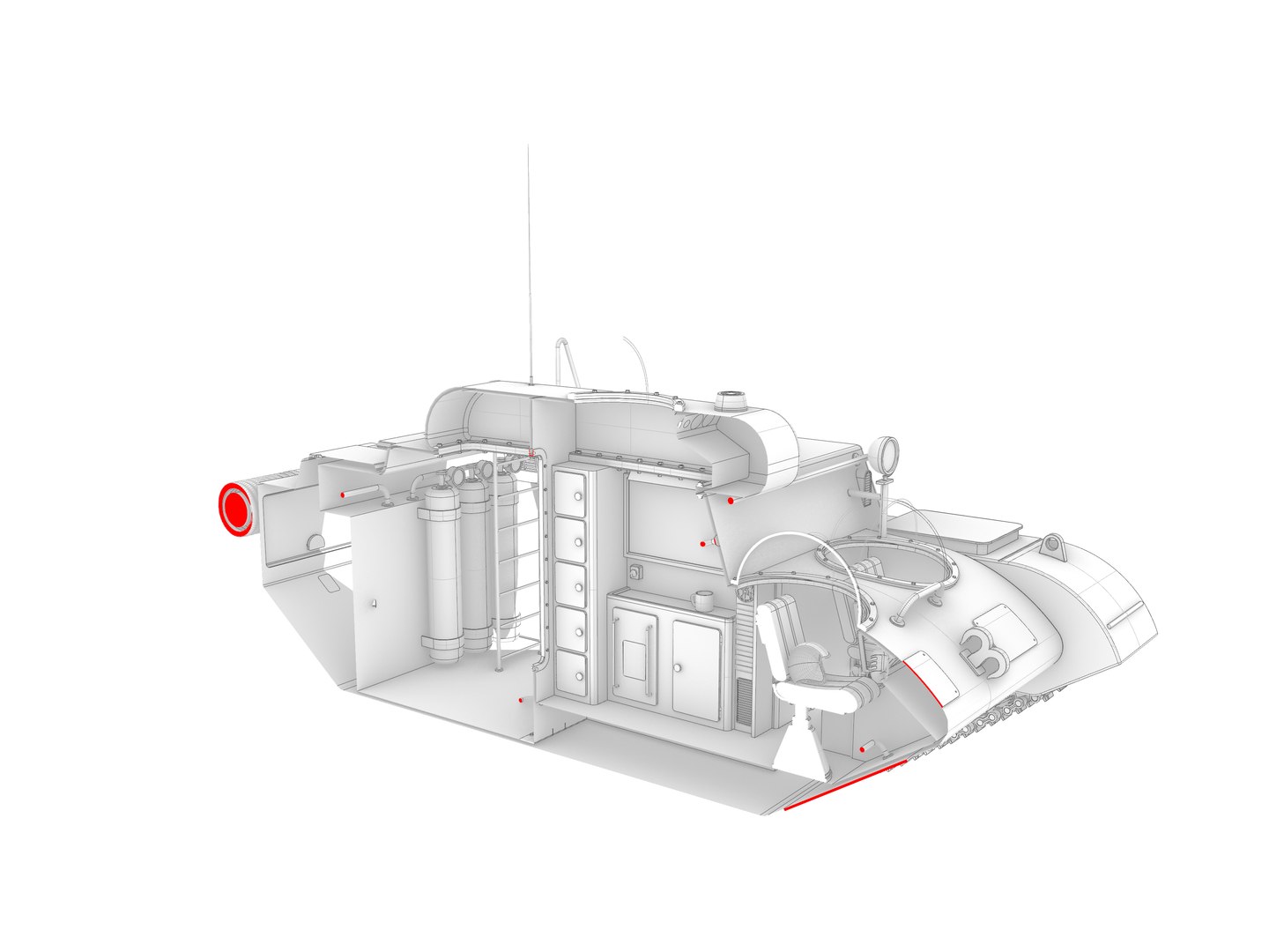 3D Moon Mobile Cutaway Model - TurboSquid 2309539