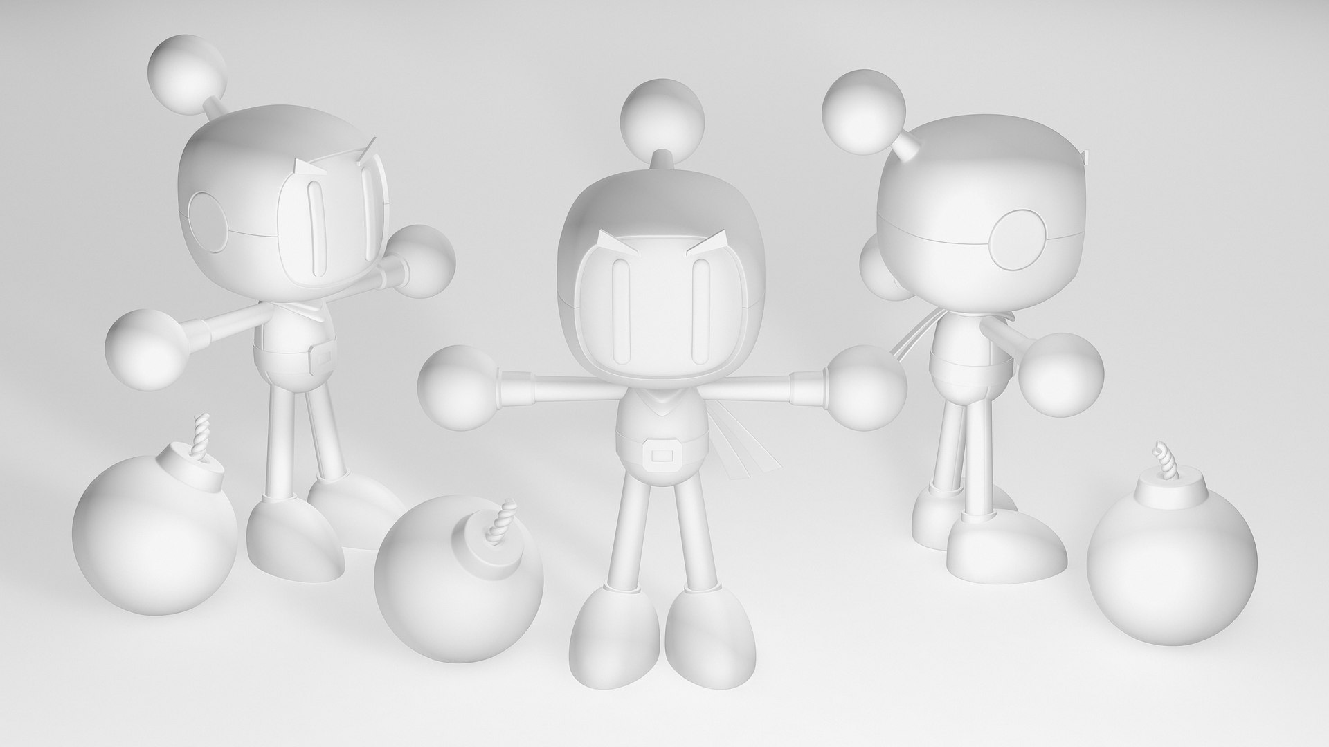 Red Bomberman Smashified Character 8K 2 3D Model - TurboSquid 2156167