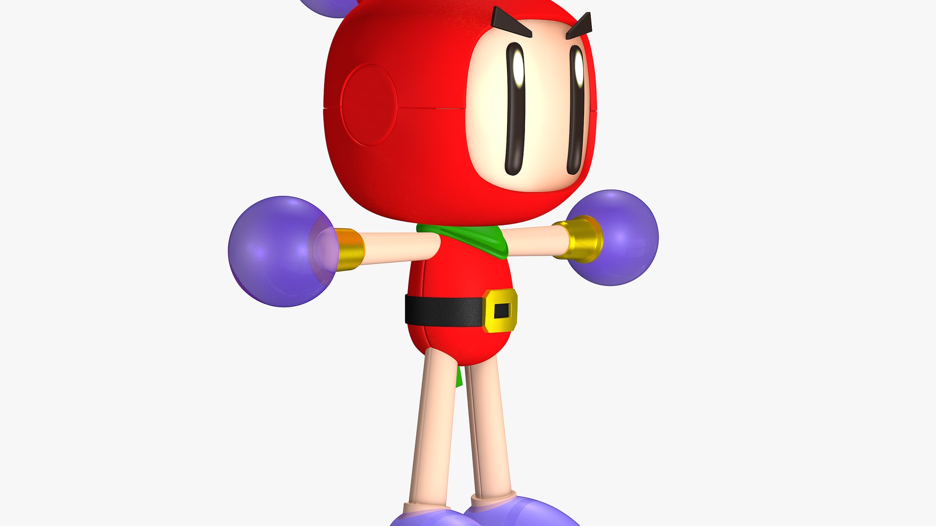 Red Bomberman Smashified Character 8K 2 3D Model - TurboSquid 2156167