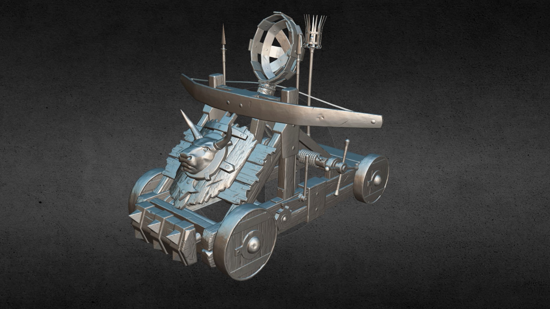 3D Catapult - TurboSquid 1716254
