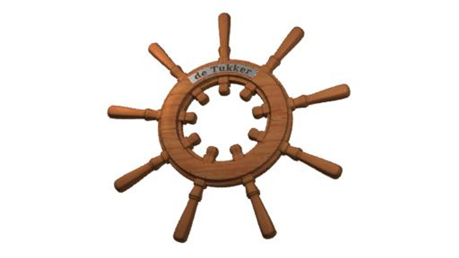 pilot wheel 3d max