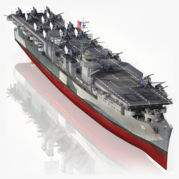 USS San Jacinto CVL-30 3D 모델 - TurboSquid 2094906