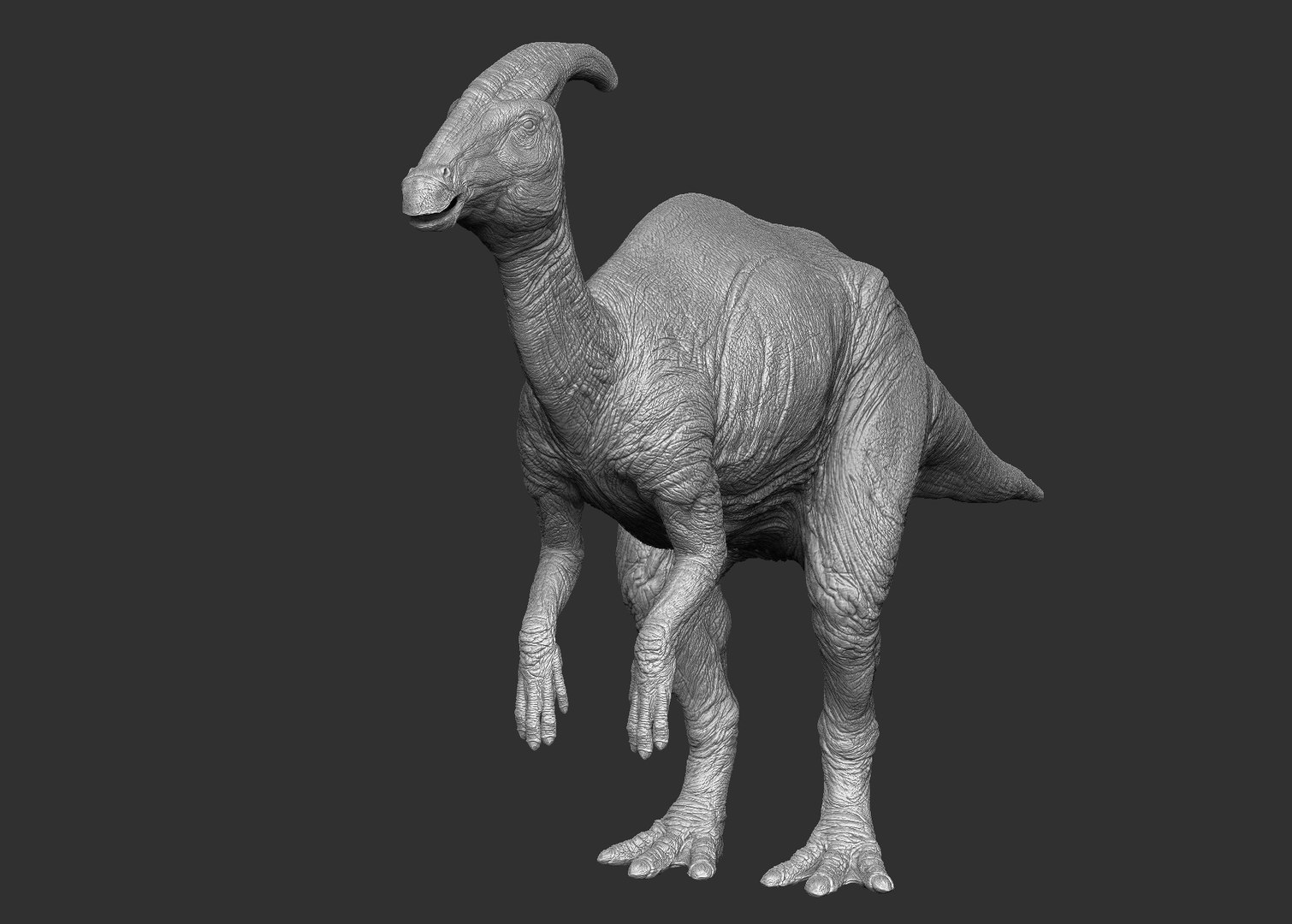 3D model parasaurolophus zbrush - TurboSquid 1271585