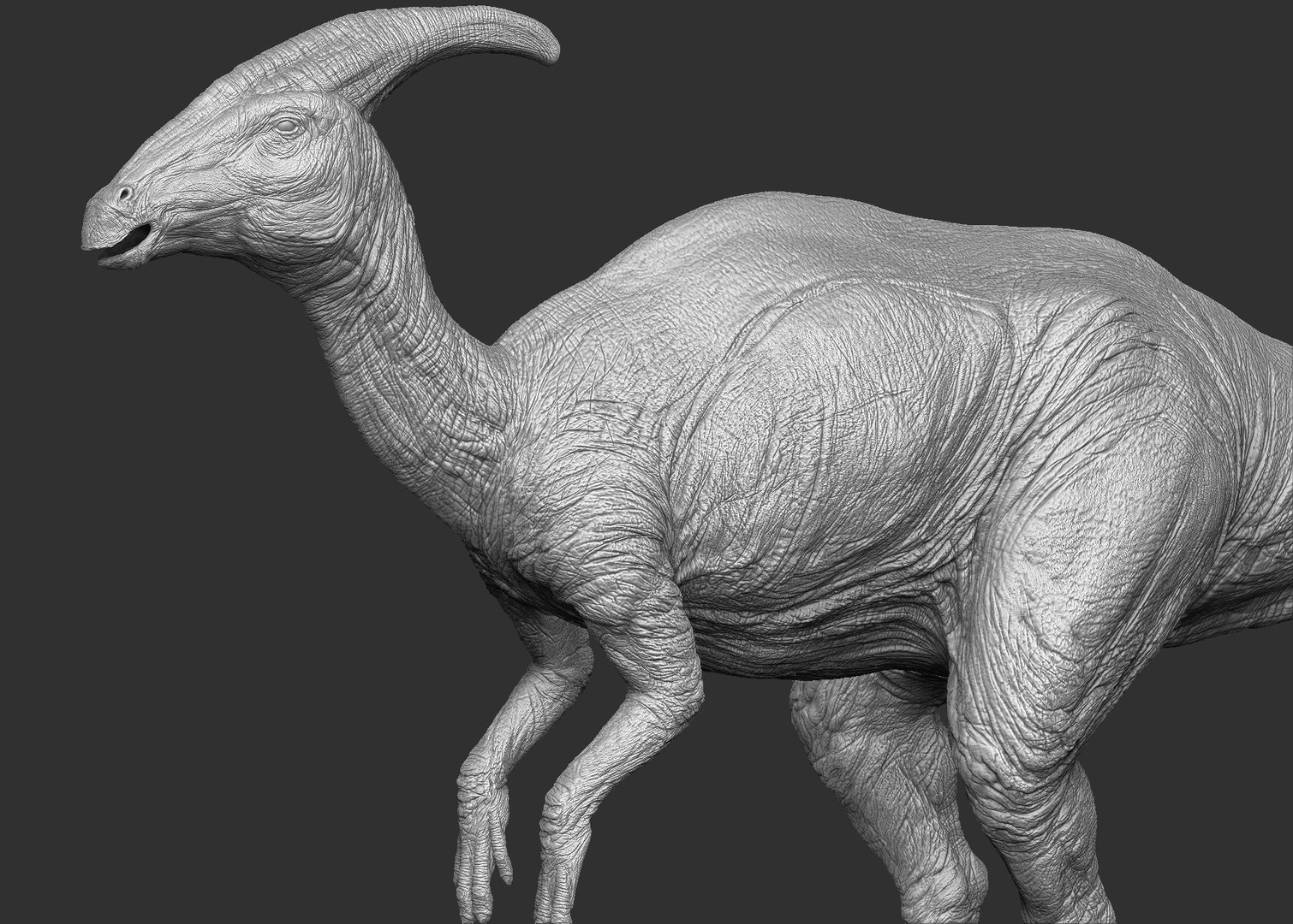 3D model parasaurolophus zbrush - TurboSquid 1271585