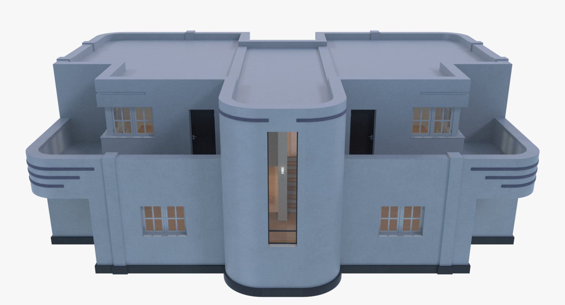 3D Model Streamline Moderne Home Interior | 1148873 | TurboSquid