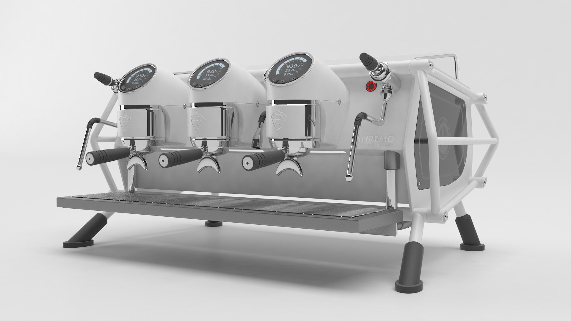 Sanremo coffee machine 3D model - TurboSquid 1510715