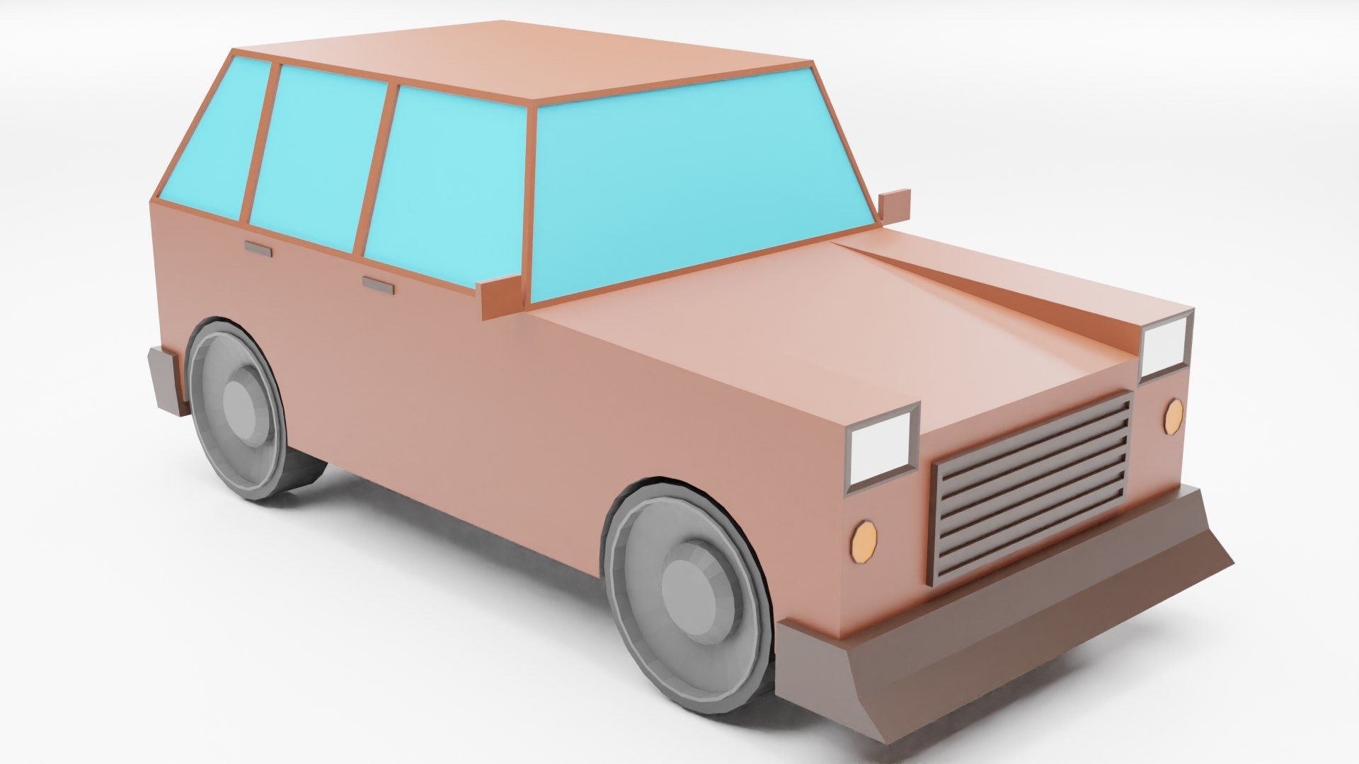 LOW-POLY SUV CARSTWELVE 3D Model - TurboSquid 2365789